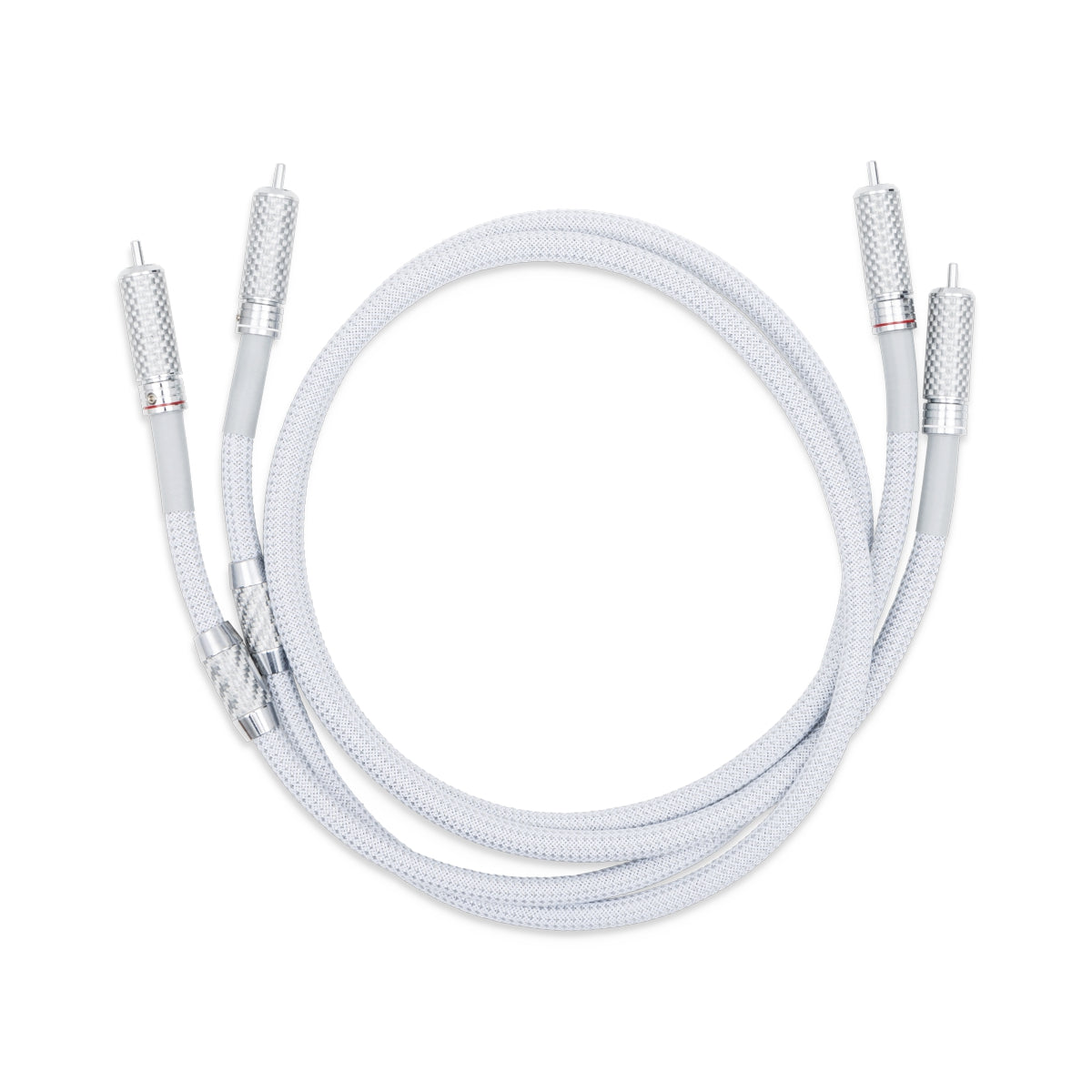 "ELITE" Ultra Pure Silver (9999) Unbalanced RCA Interconnects (Copper ...